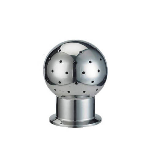 Fixed Tank Stainless Steel Cleaning Ball , Sanitary Tri Clamp Spray ...