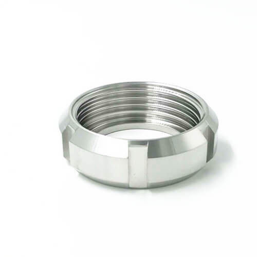 Sanitary Union Parts Stainless Steel Round Nut Pipe Fitting - WENZHOU ...