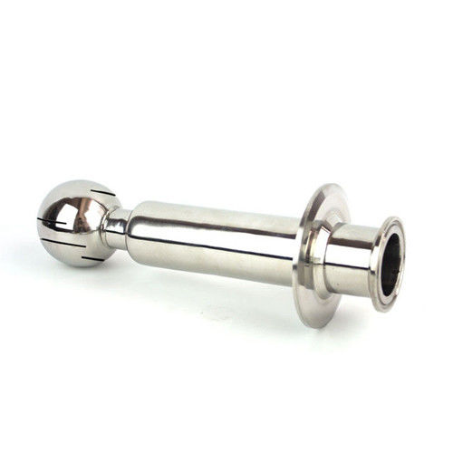 SS304 SS316L Long Type Sanitary Rotary Cleaning Spray Ball With Double ...