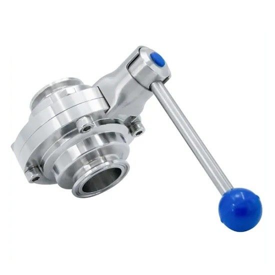 DN15- DN150 Sanitary Ball Valve With Pull Handle , Tri Clamp Butterfly ...