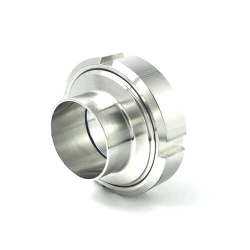 Food Grade Stainless Steel Round Union Nut Complete Set - WENZHOU ...