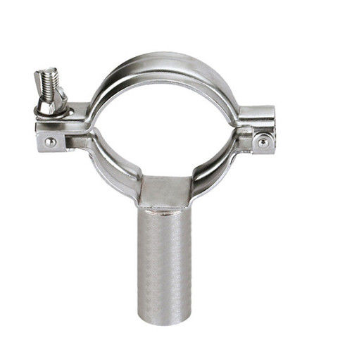OEM Sanitary Grade Round Pipe Tube Holder With Weld Connection ...