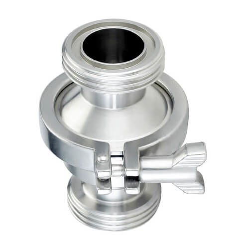 Hygienic Grade Stainless Steel male threaded Sanitary Non-Return Check ...