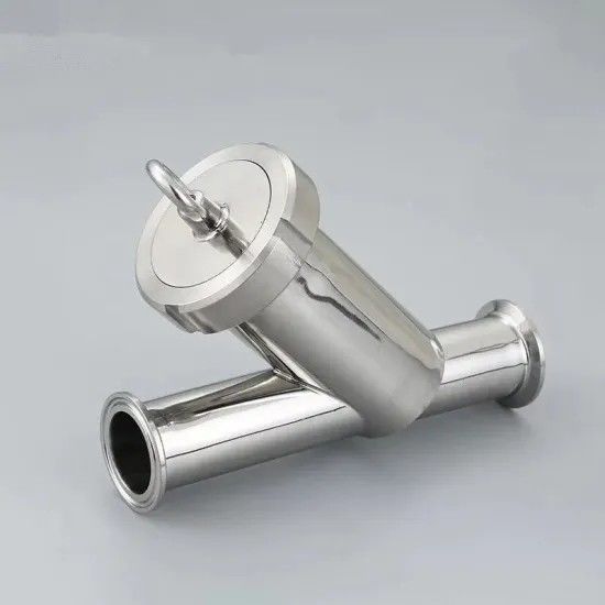 Tri Clamp Sanitary Filter , Stainless Steel Dairy Fittings Y Water ...