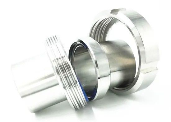 Food Grade Stainless Steel Round Union Nut Complete Set - WENZHOU ...