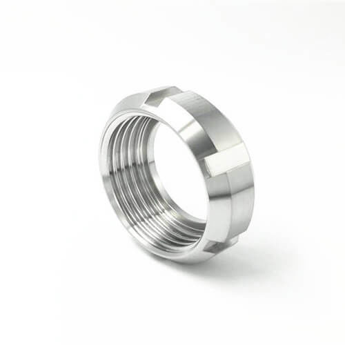 Sanitary Union Parts Stainless Steel Round Nut Pipe Fitting - WENZHOU ...