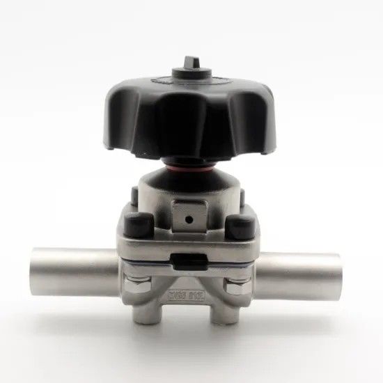 GMP Compliant Sanitary SS316L Diaphragm Valve For Pharmaceutical ...