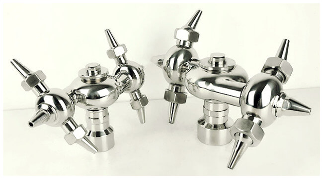 Hygienic Stainless Steel Food Grade 360 Spray 3D Rotating Tank Cleaning ...